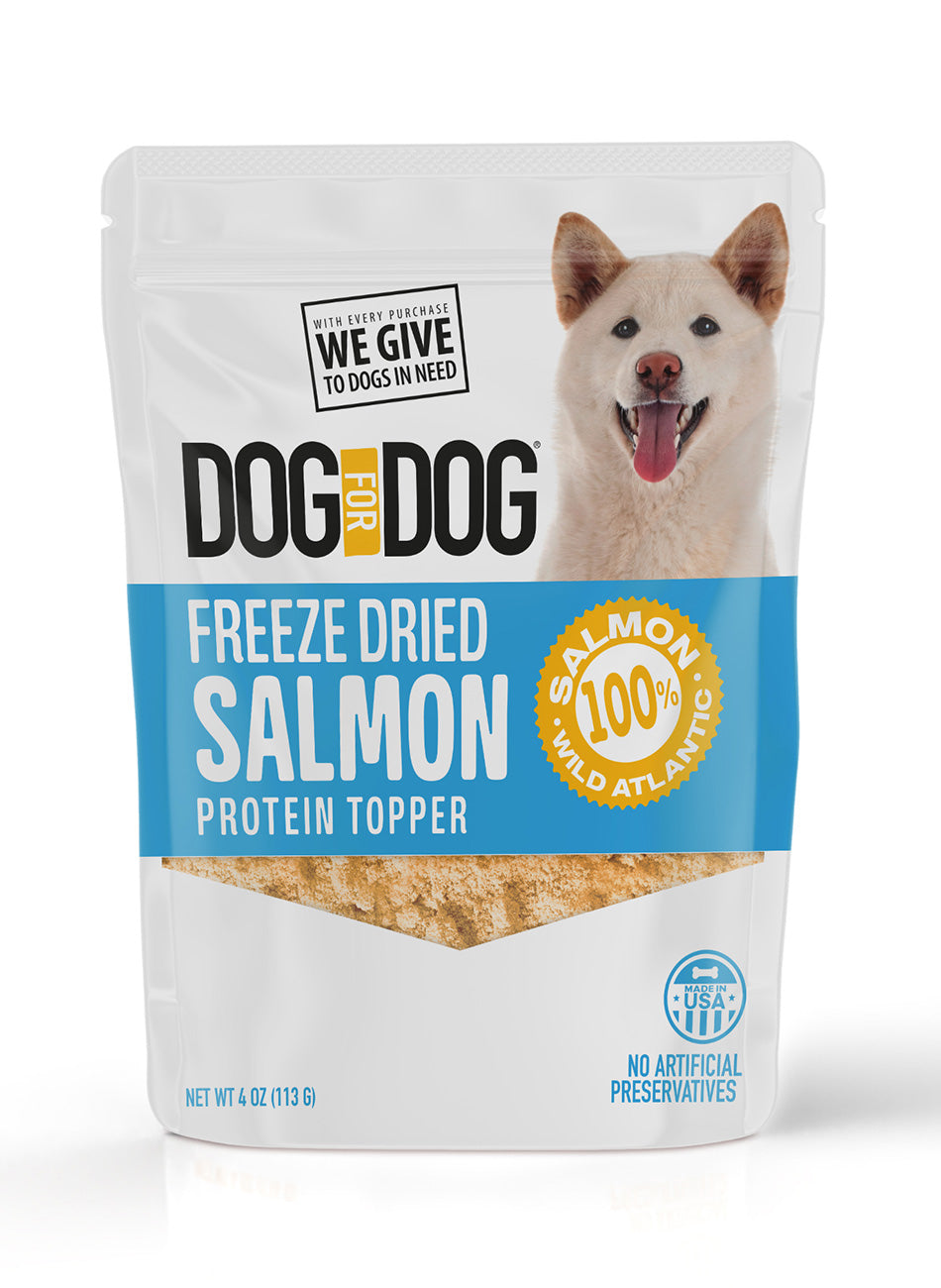 Buy Online Bundle of Dried Protein Topper Salmon For Dog.